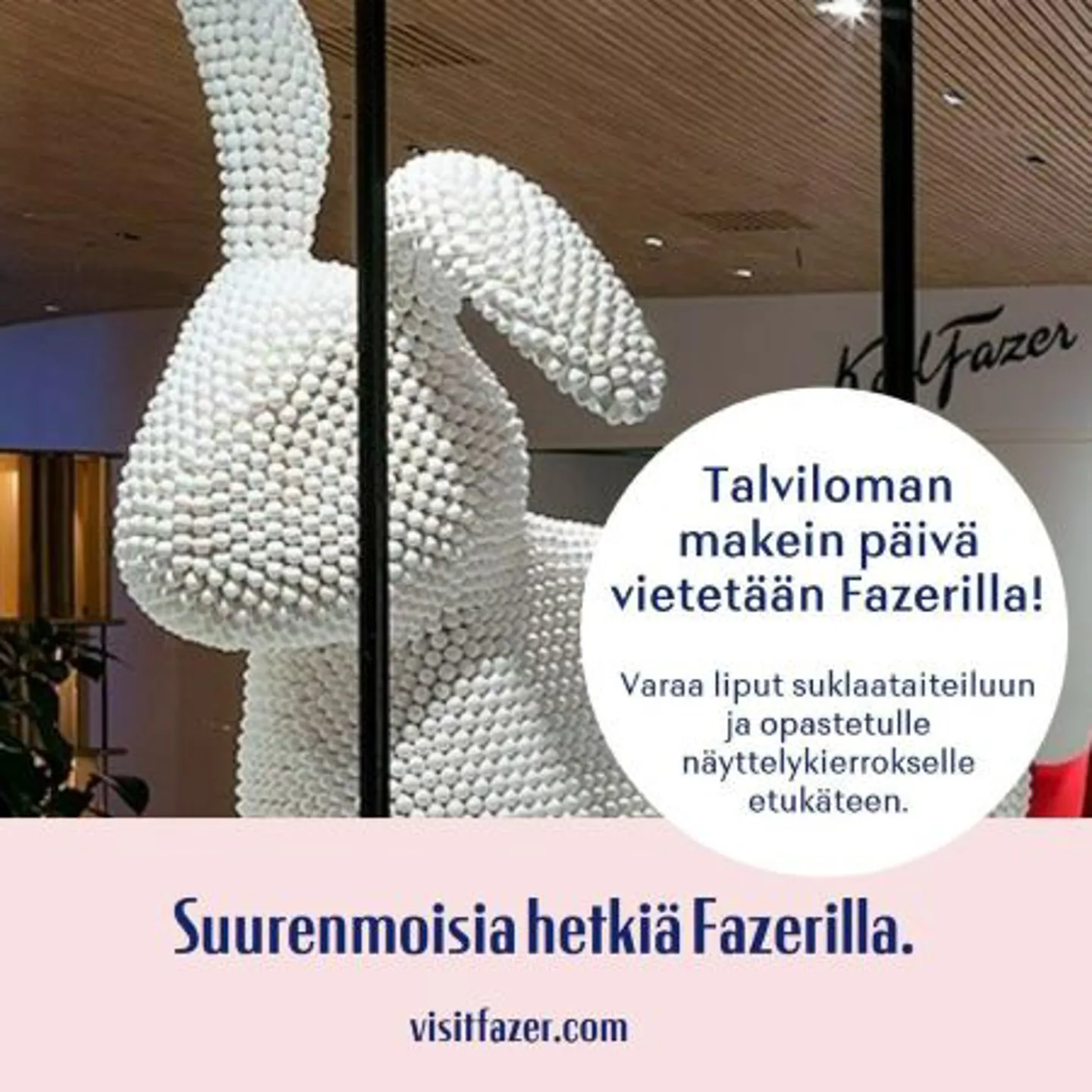 Talviloma Fazer Experience Vierailukeskuksessa